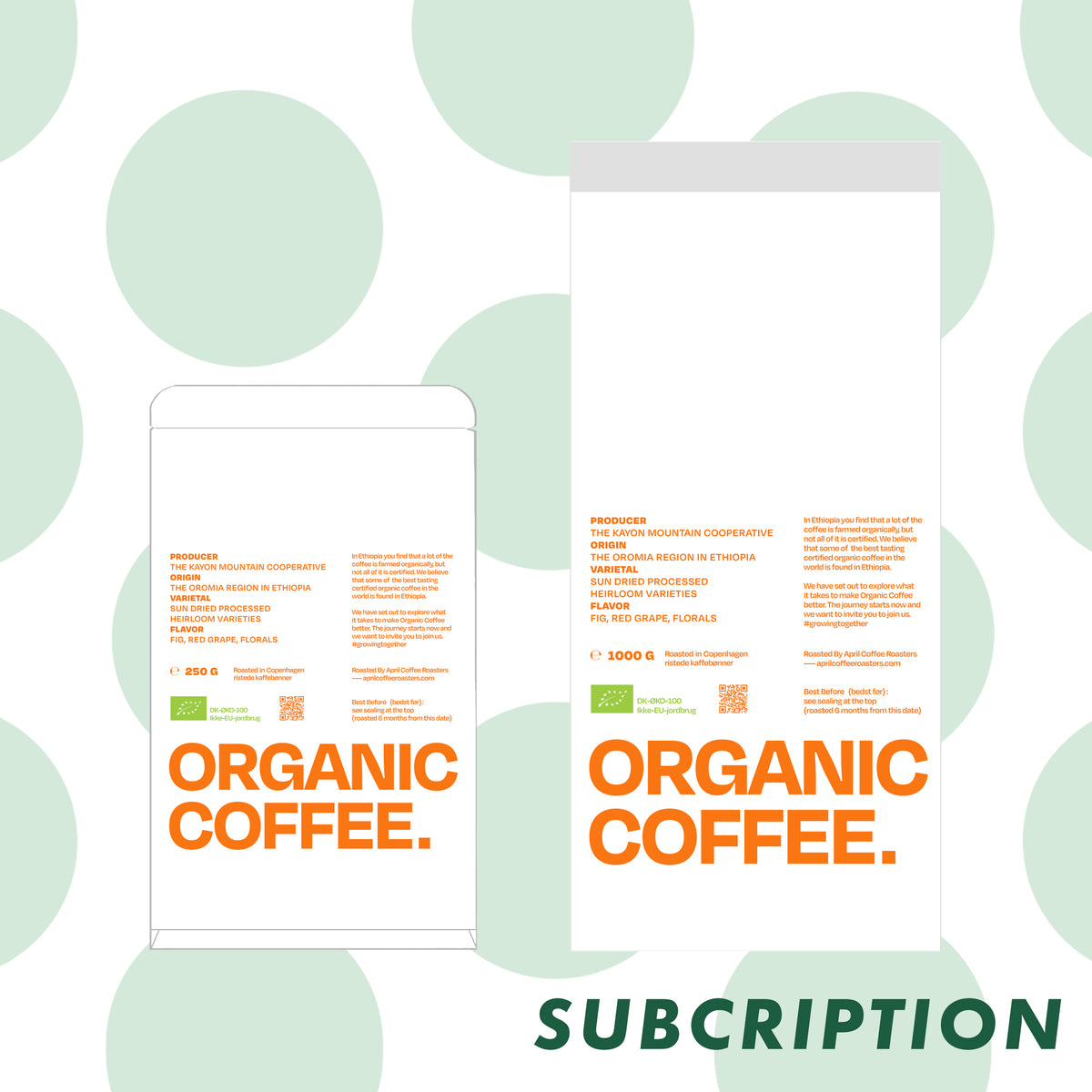April Organic Coffee Beans Subscription — April Coffee Roasters